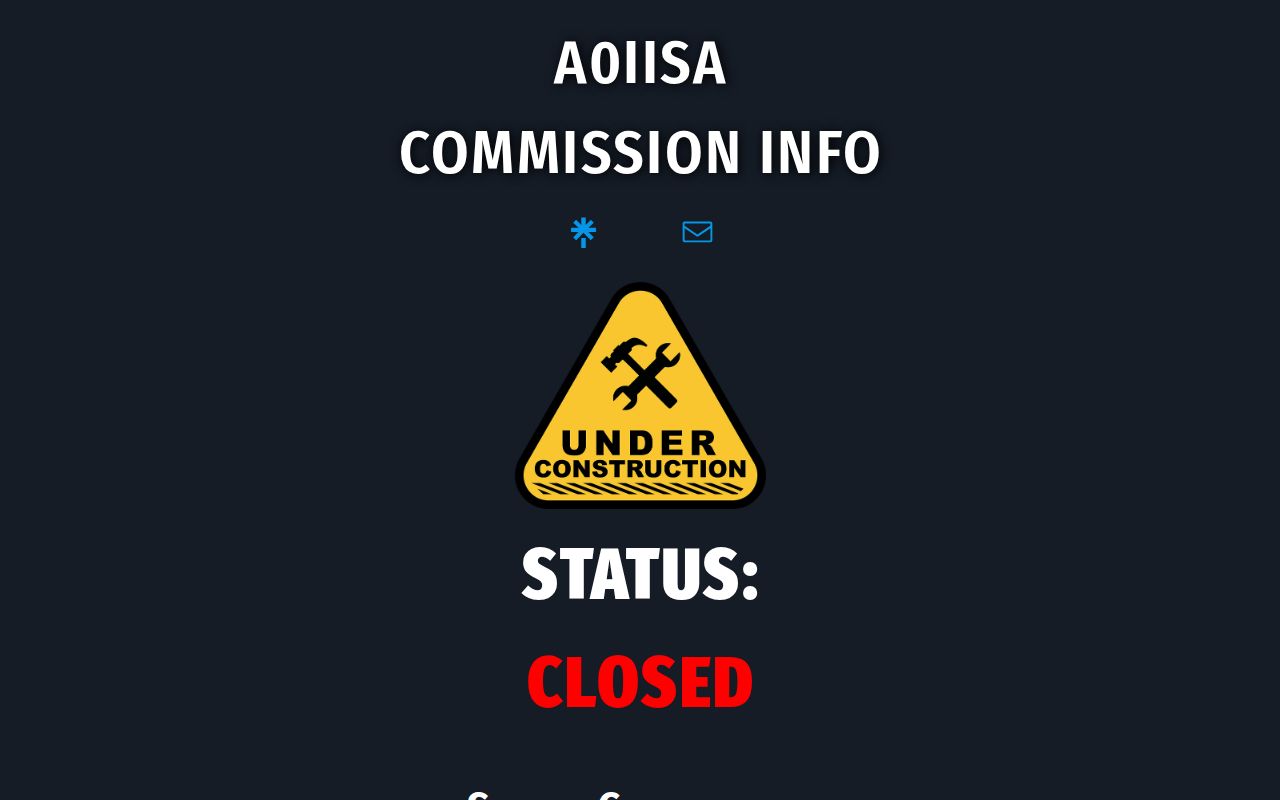 *Under work* A0IISA Commissions